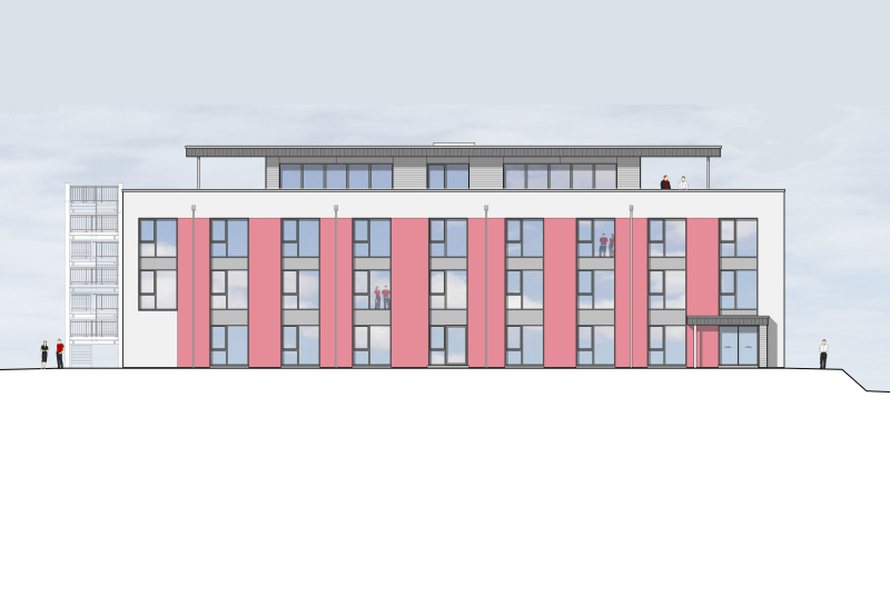 Schlafen in Holz und Beton - dach+holzbau