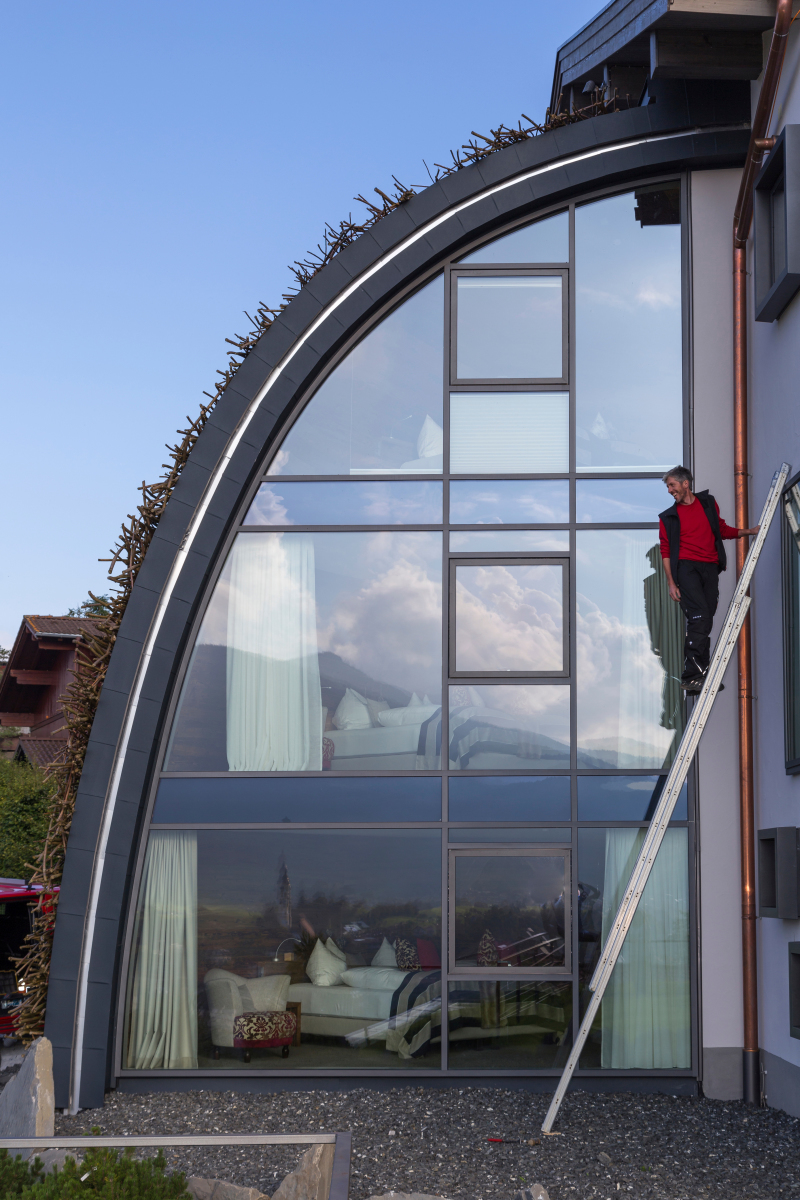 Schlafnest in den Bergen - dach+holzbau