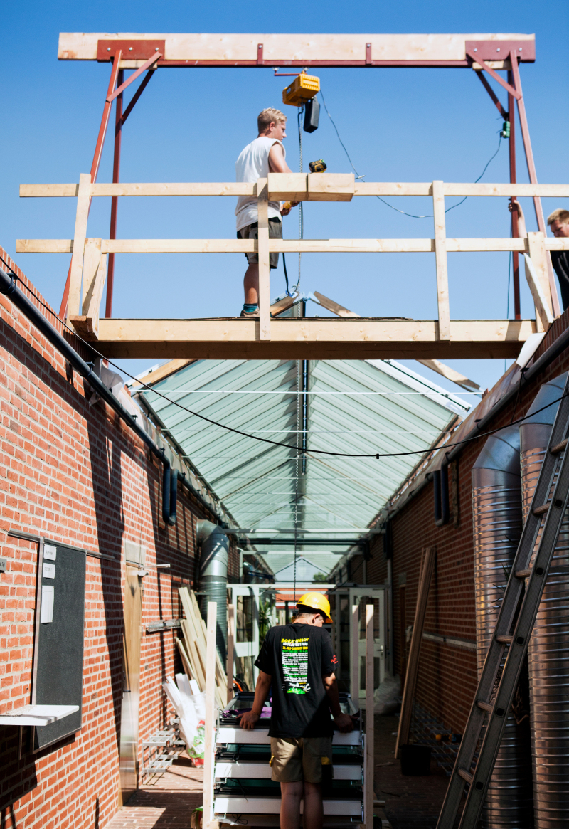 Amager-Grundschule in Skjern erhält neue Oberlichter von Velux - dach ...
