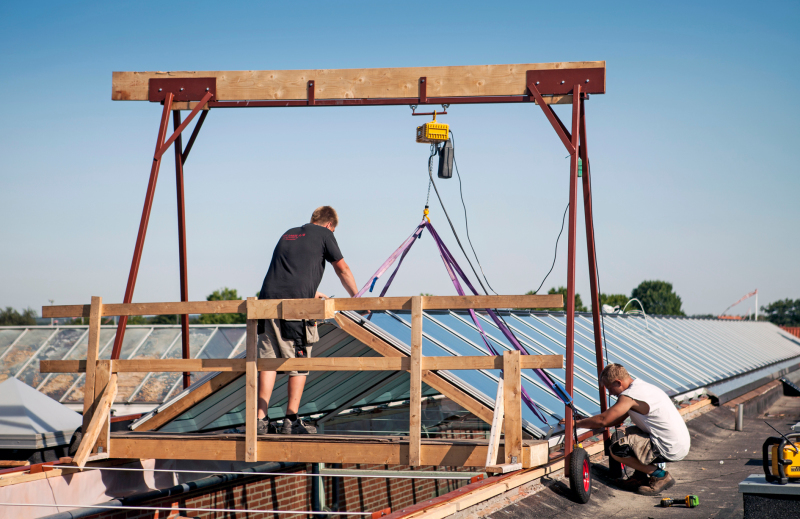Amager-Grundschule in Skjern erhält neue Oberlichter von Velux - dach ...