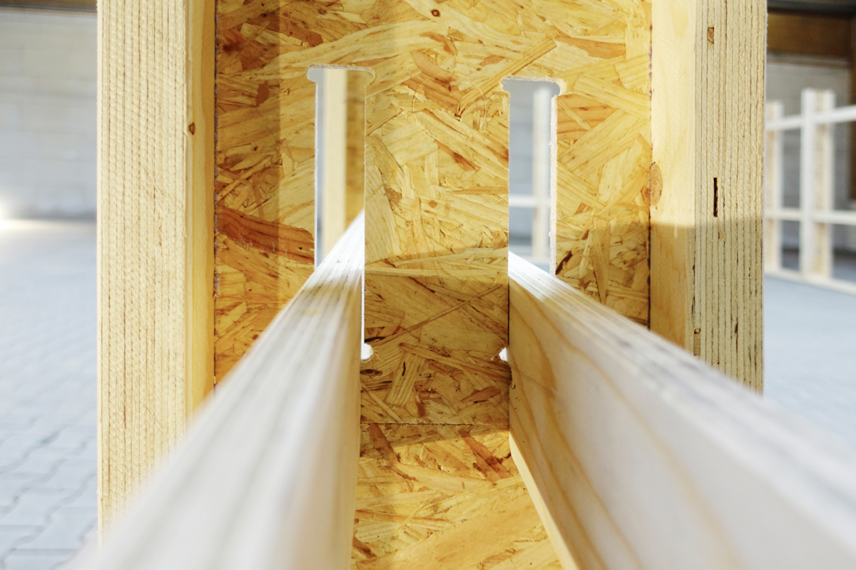 Tragfähiges Bausystem mit Holzstegträgern - dach+holzbau