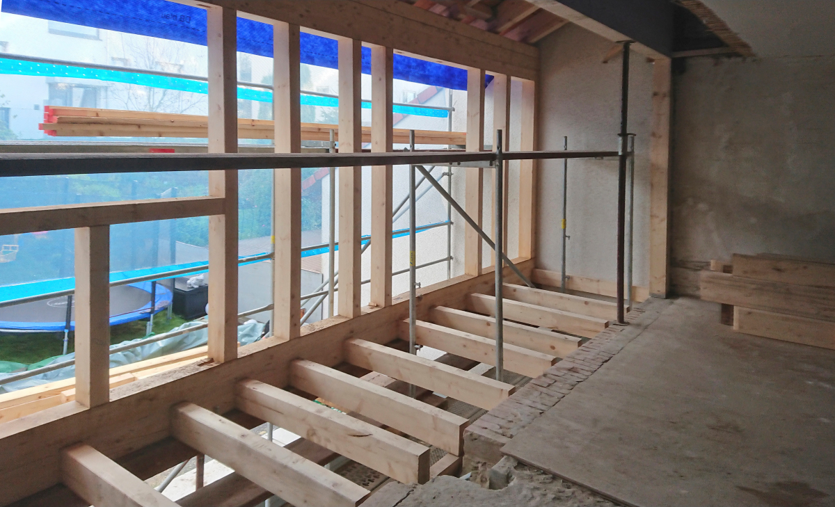 Wohnung und Showroom in einem - dach+holzbau