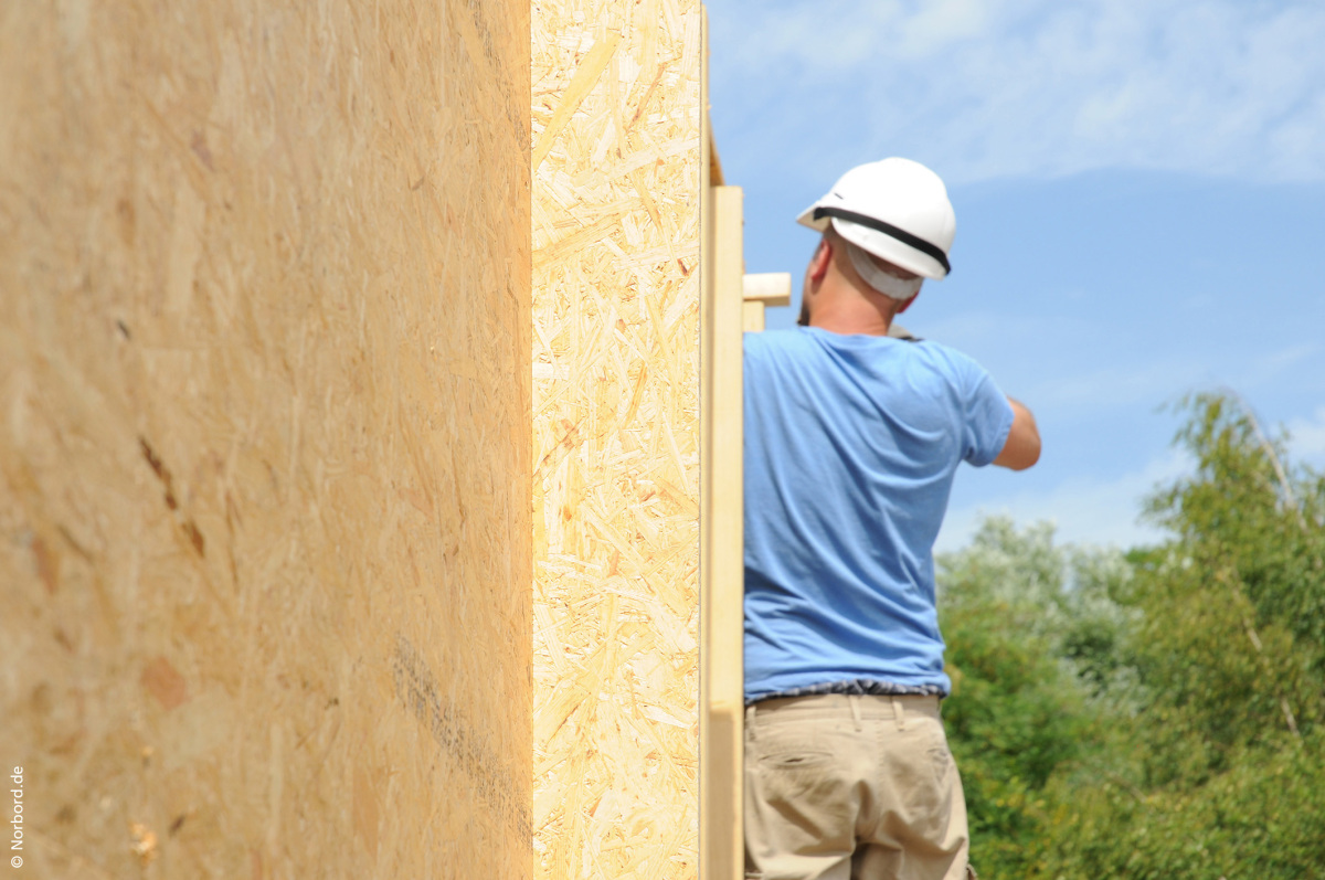Klimapositive OSB-Platten verbessern die CO2-Bilanz - dach+holzbau