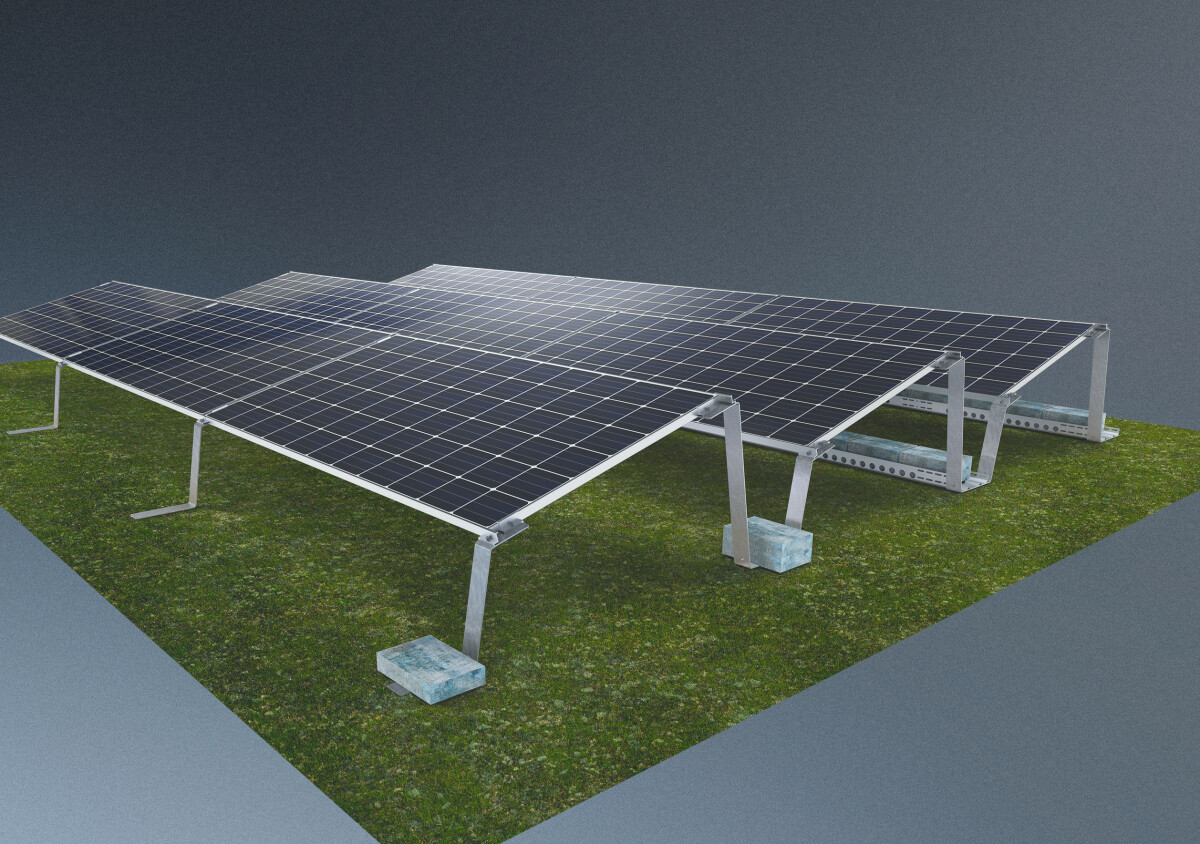 Unterkonstruktion für beidseitig aktive PV-Module - dach+holzbau