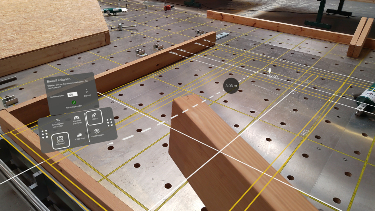 Holzrahmenbau mit Augmented-Reality-Brille - dach+holzbau