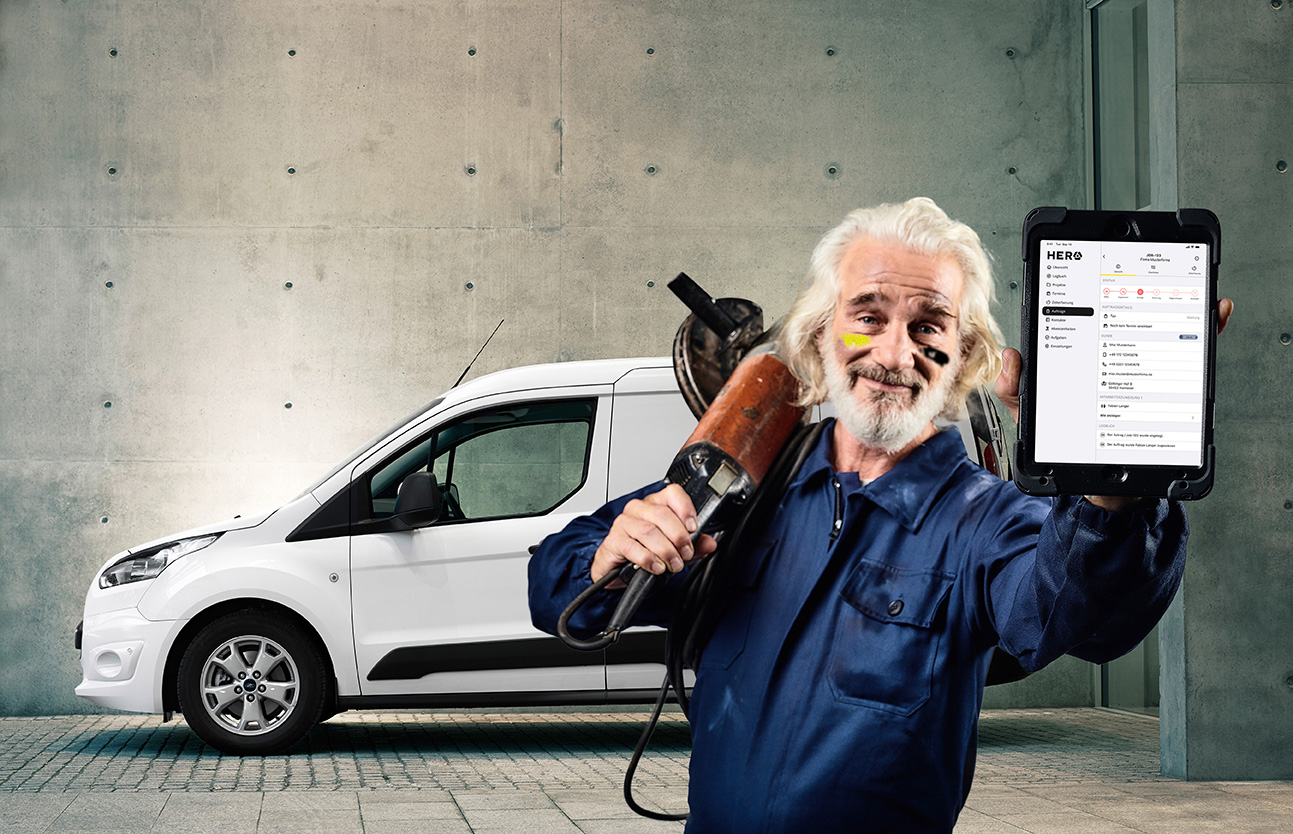 Mobil im Handwerk mit SDH und Hero - dach+holzbau