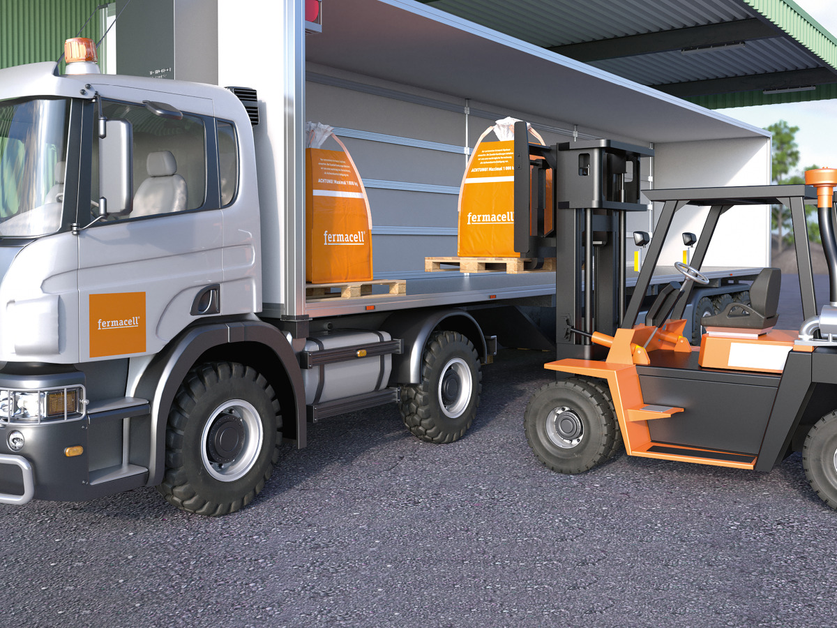 Rückgabesystem für Gipsfaserplatten und Estrichelemente - dach+holzbau