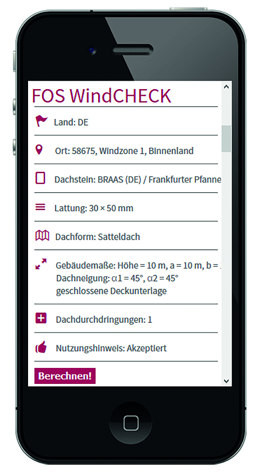 Magazinierte Sturmklammern und Online-Tools zur Windsogberechnung ...