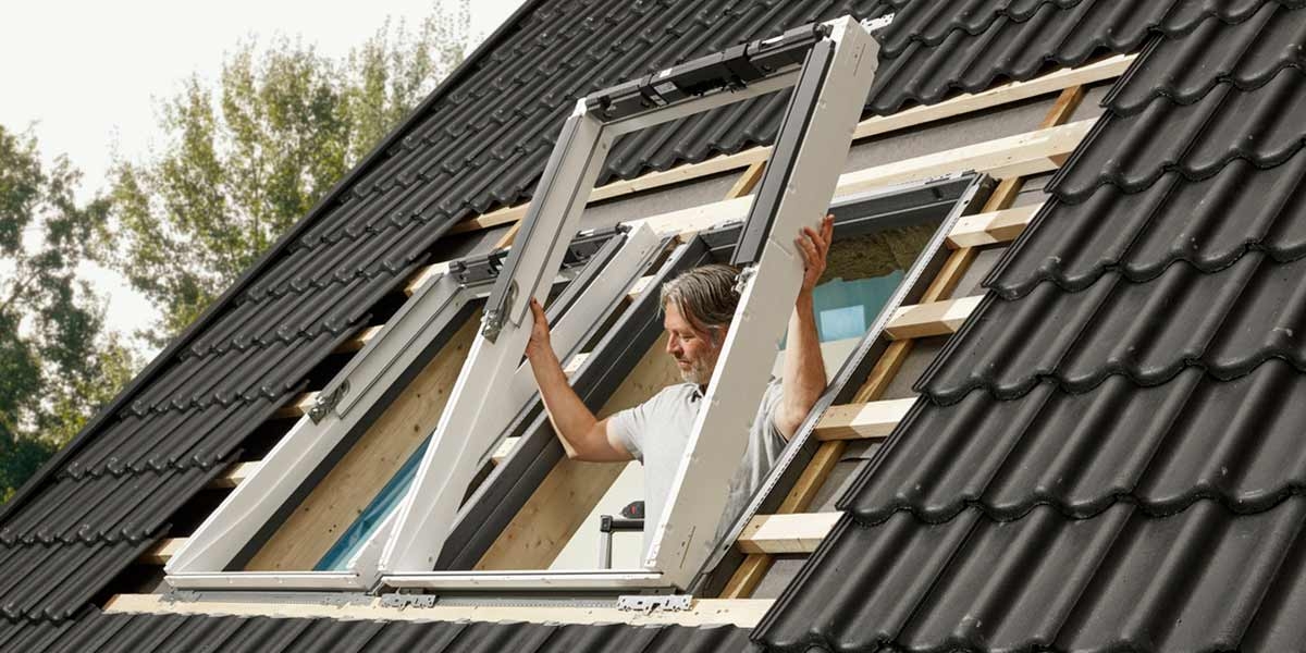 Dachfenster Velux Aushangen